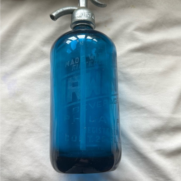 Irwin’s | Other | Vintage Blue Glass Seltzer Bottle | Poshmark